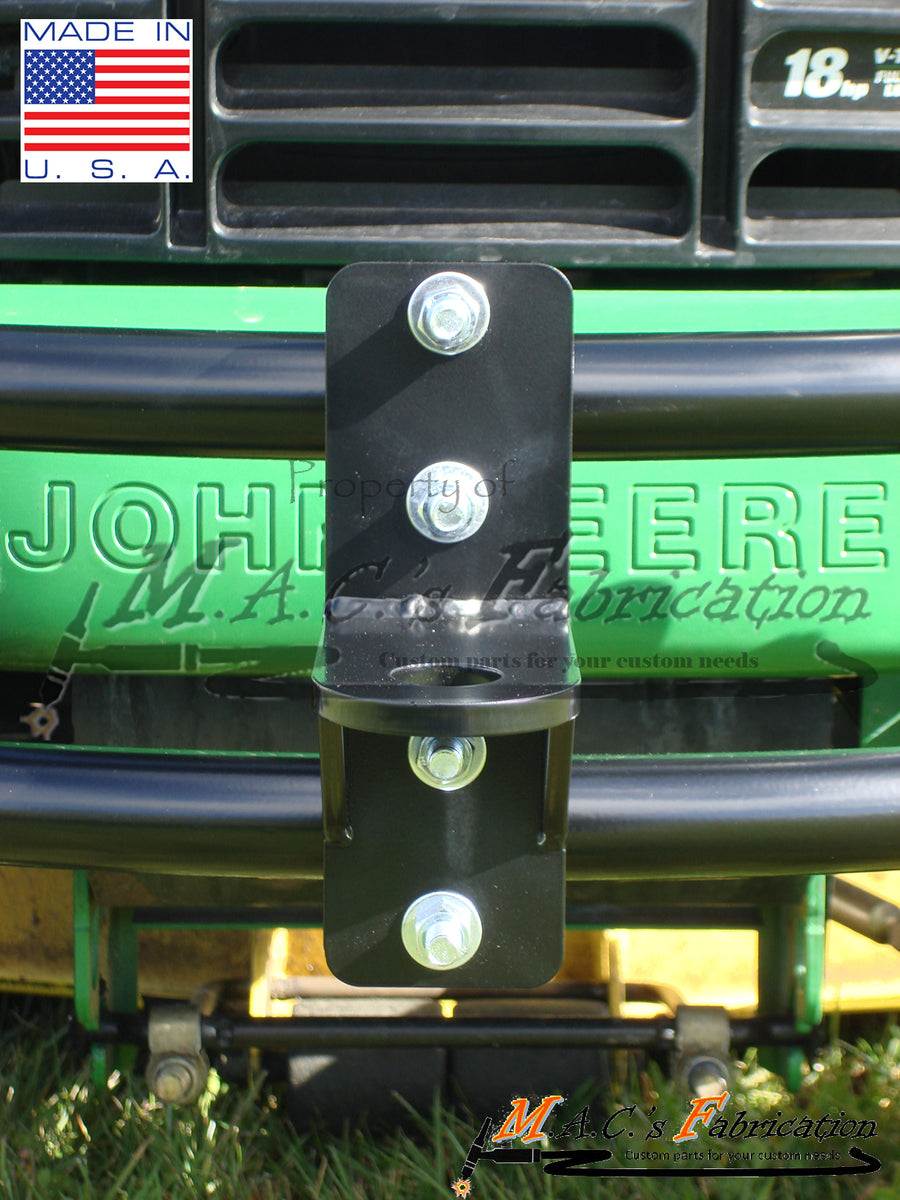 John Deere Front Bumper BALL "HITCH" Receiver Attachment 325 335 345 3 ...